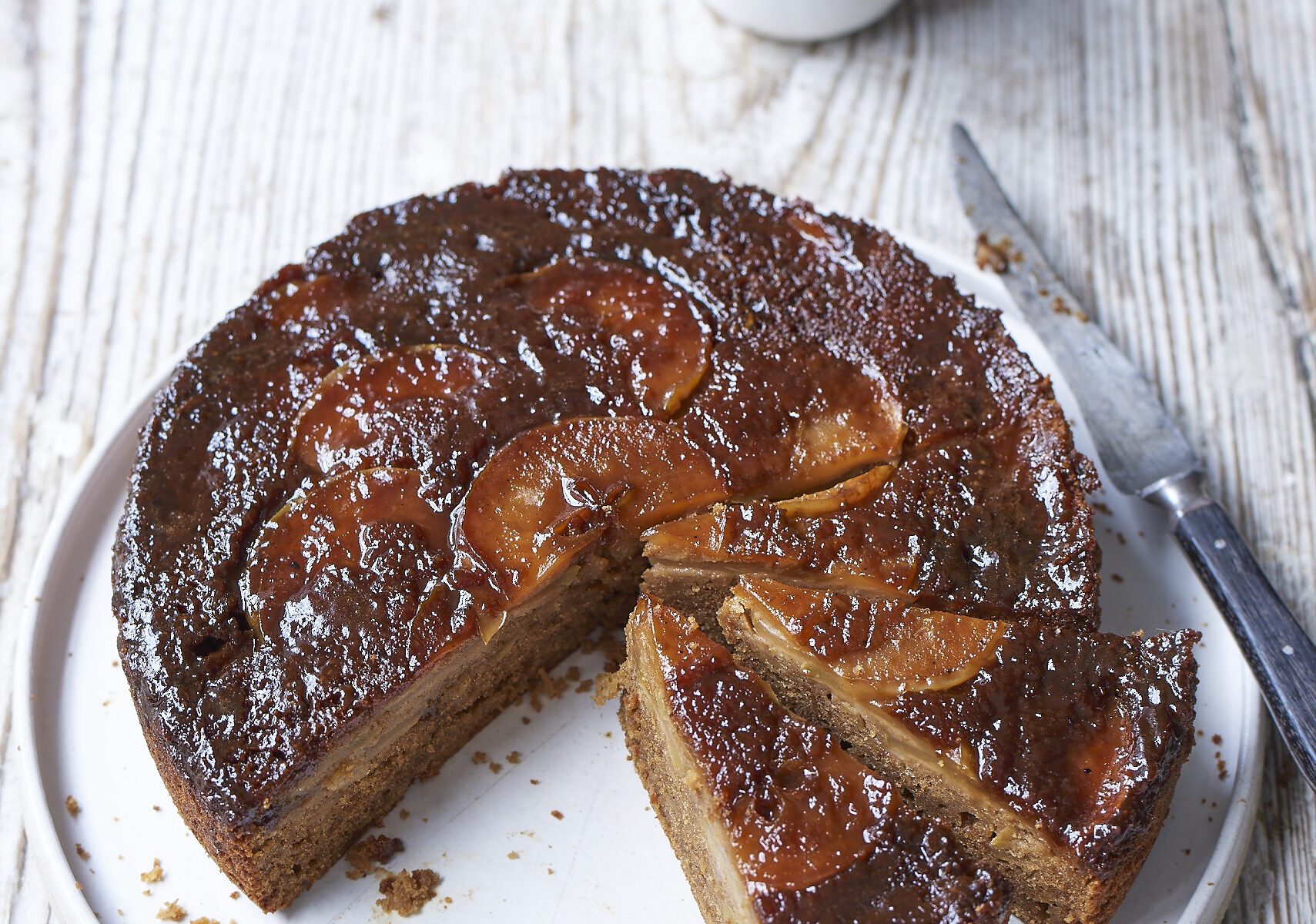 Upside Down Sticky Apple Cake - The Groovy Food Company