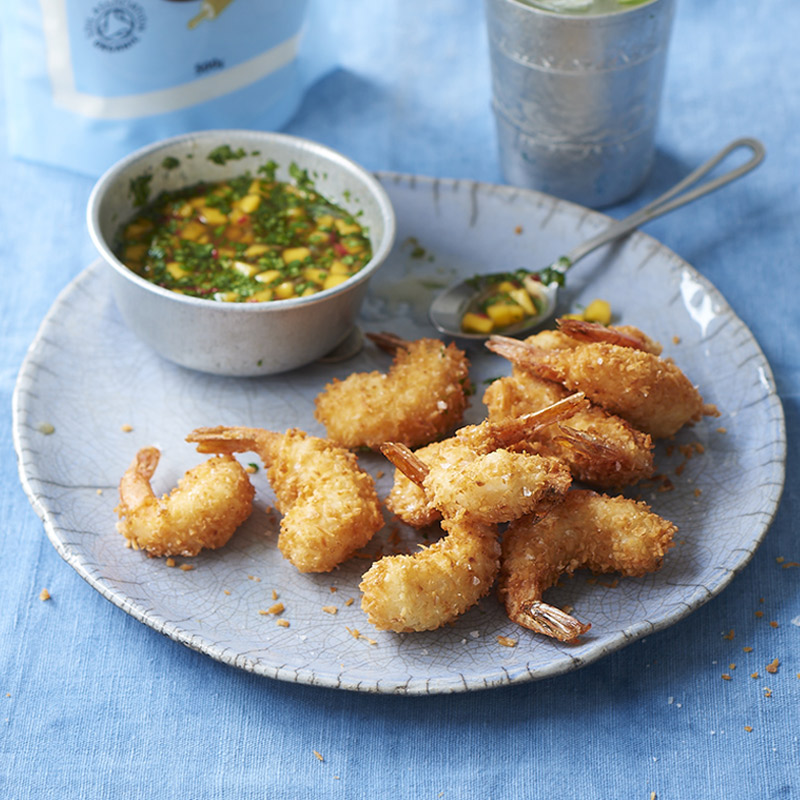 Gizzi Erskine's Hawaiian Coconut Shrimp and Mango Salsa - The Groovy ...