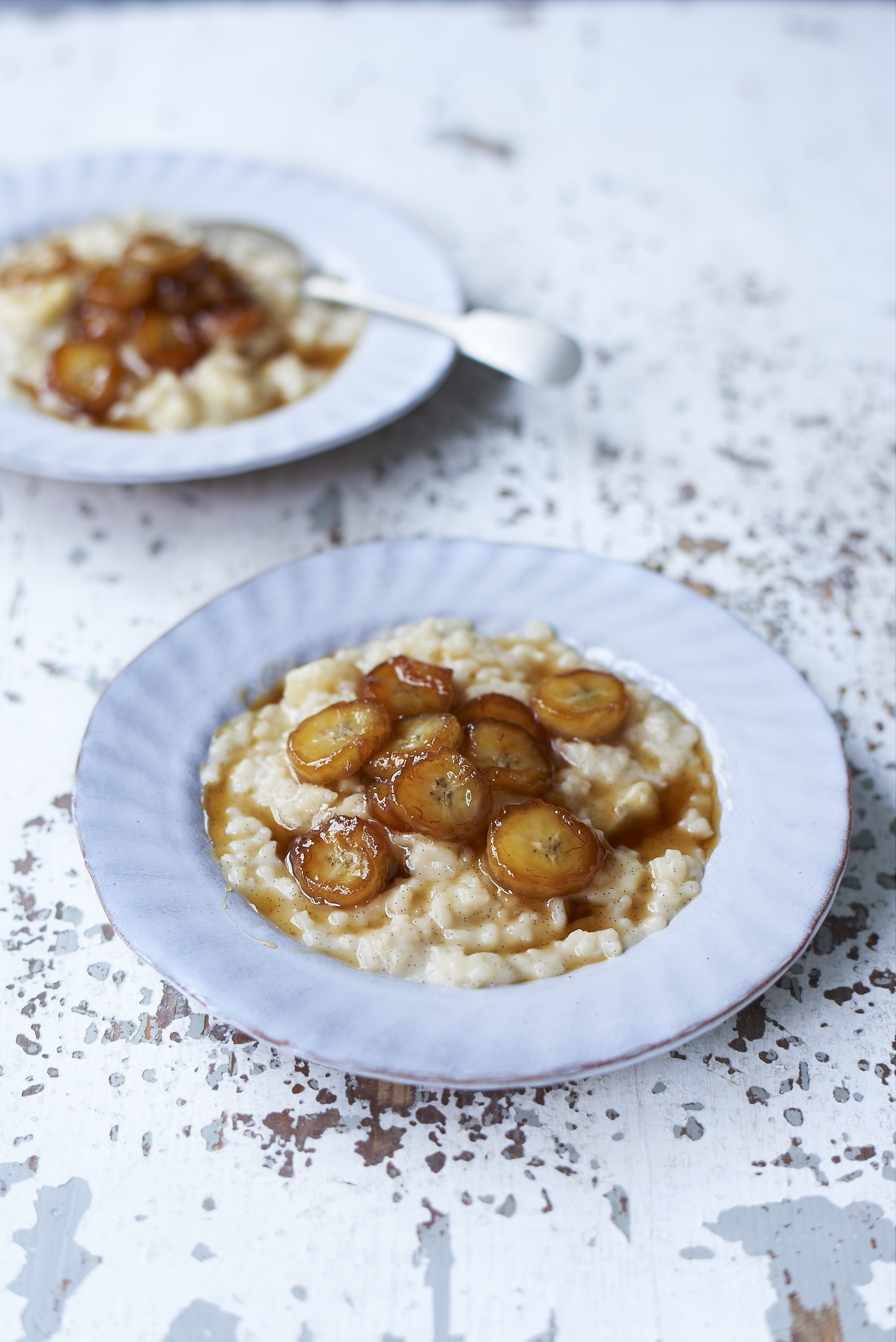 Caramelised Banana & Coconut Rice Pudding - The Groovy Food Company